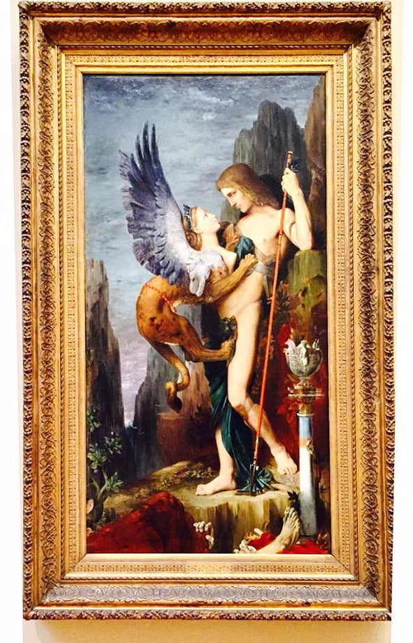oedipe et le sphinx gustave moreau